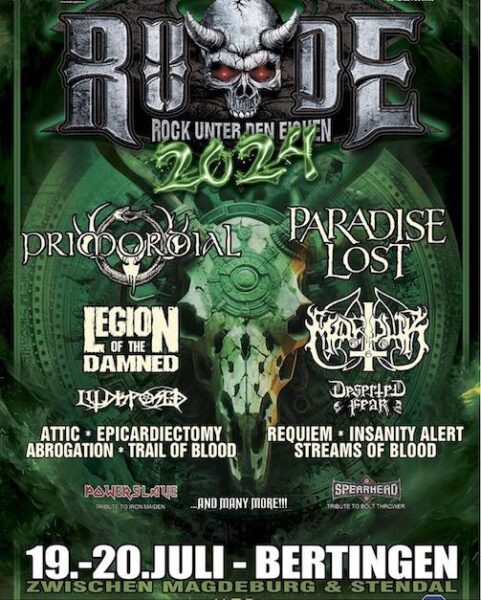 RUDE Festival 2024 – PARADISE LOST, PRIMORDIAL, LEGION OF THE DAMNED ...