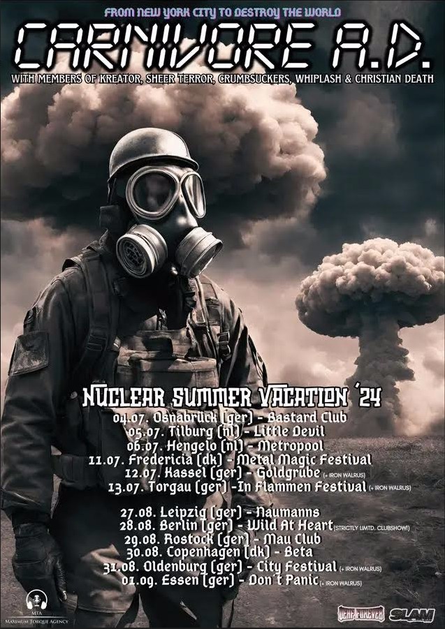 Carnivore A.D. - Nuclear Summer Vacation 2024 | DEAF FOREVER FORUM