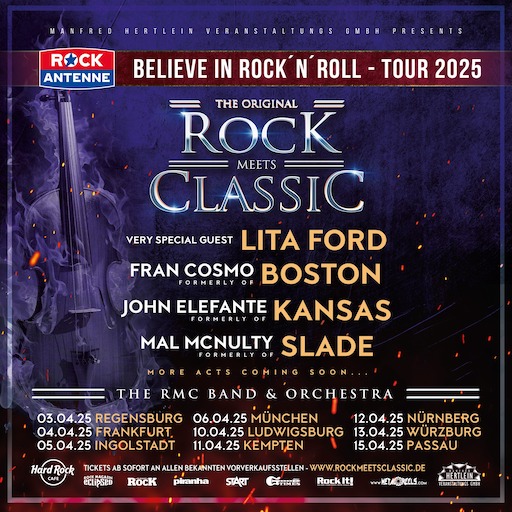 ROCK MEETS CLASSIC – “Believe in Rock´n´Roll Tour 2025 - Obliveon