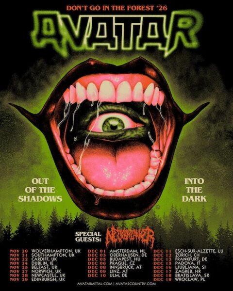 AVATAR - "Don't Go In The Forest" European Tour 2026 - Obliveon